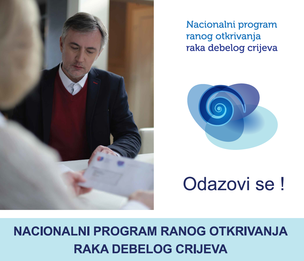 Promotivni plakat Nacionalni program ranog otkrivanja raka debelog ...