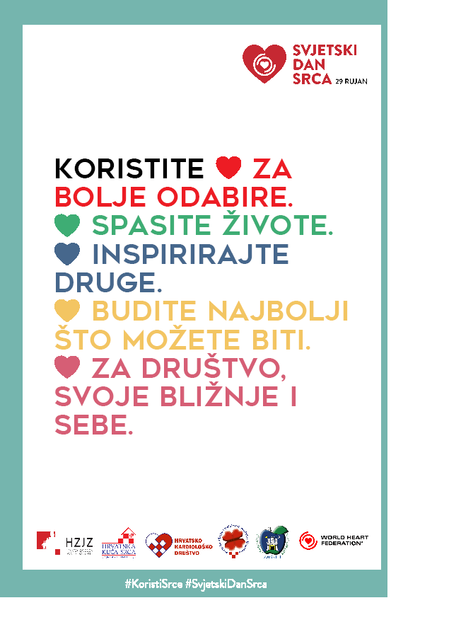 Svjetski dan srca 2020 | Hrvatski zavod za javno zdravstvo