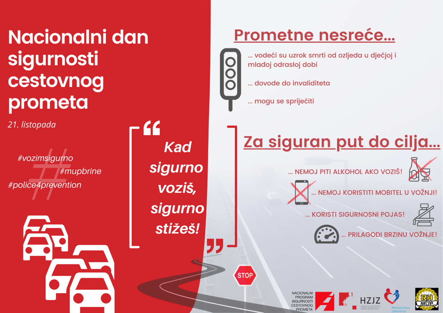 Nacionalni dan sigurnosti cestovnog prometa | Hrvatski zavod za javno zdravstvo